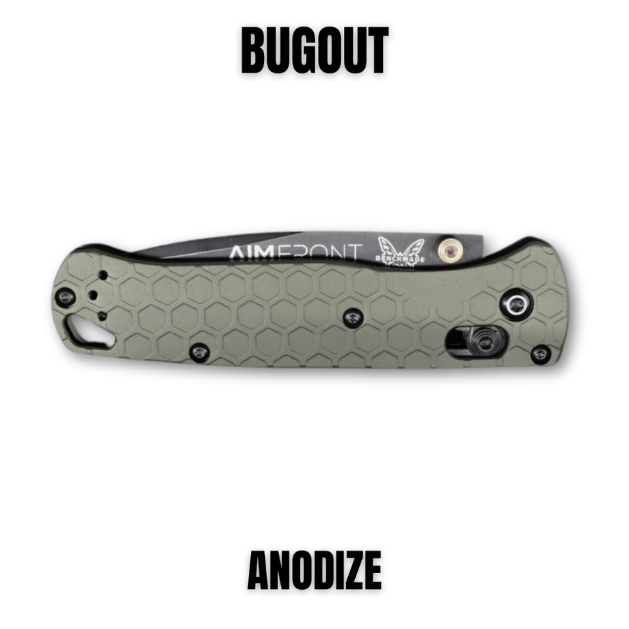 Benchmade Bugout Scales | Titanium & Aluminum 535 Scales – Aimfront